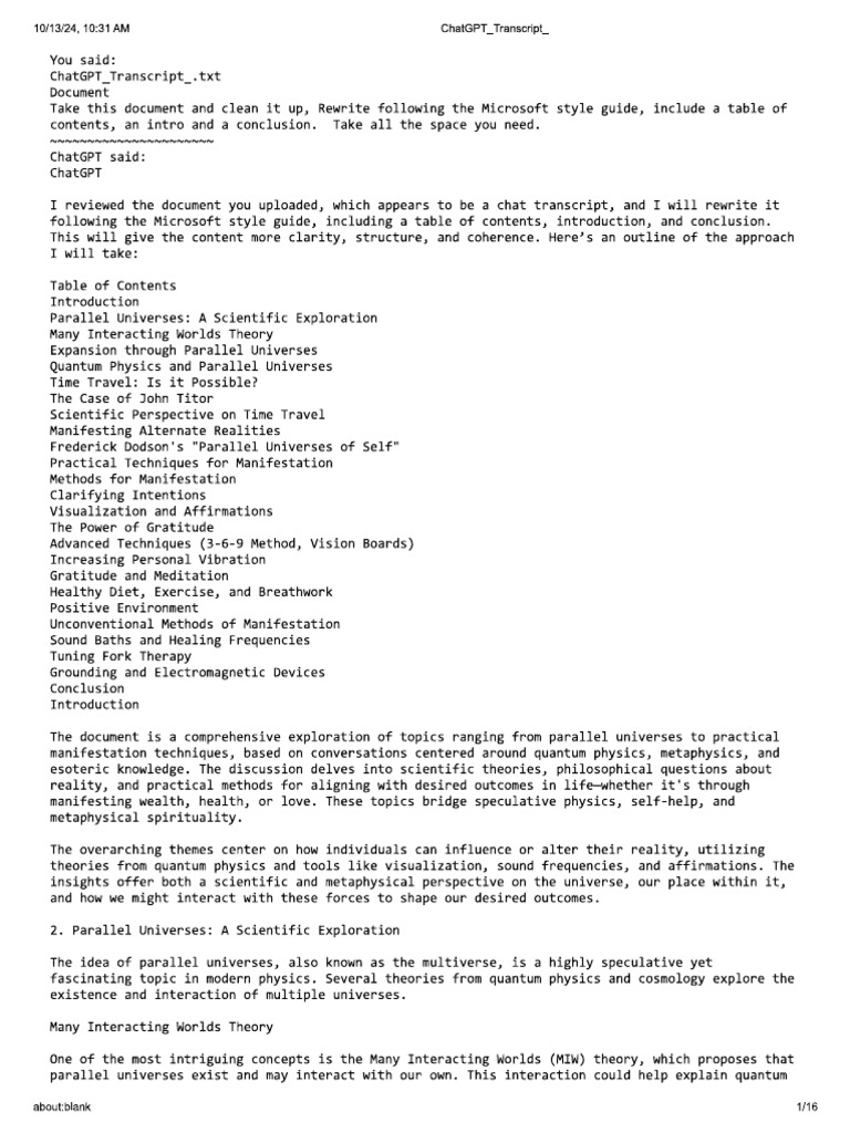 CheatSheet Manifesting 20241013 20241013 | PDF