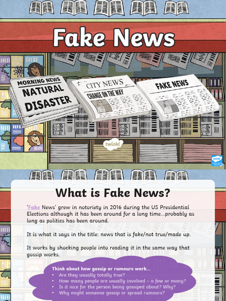 Fake News Powerpoint | PDF