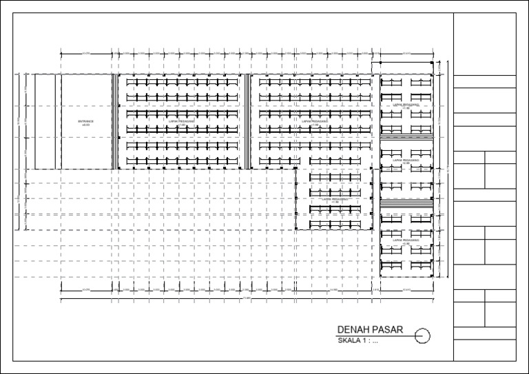 Plot Denah Pasar | PDF