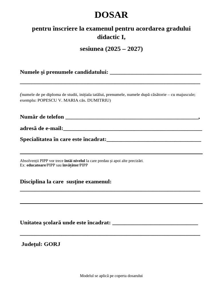 Coperta - Dosar | PDF