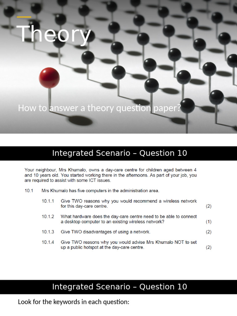 Answering Theory Question Papers Guide | PDF