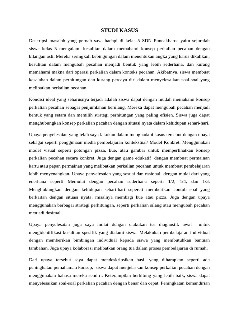 Studi Kasus | PDF