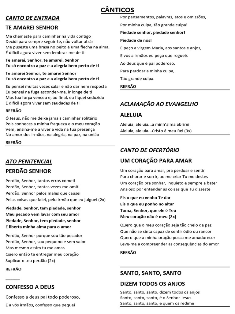 Canticos | PDF