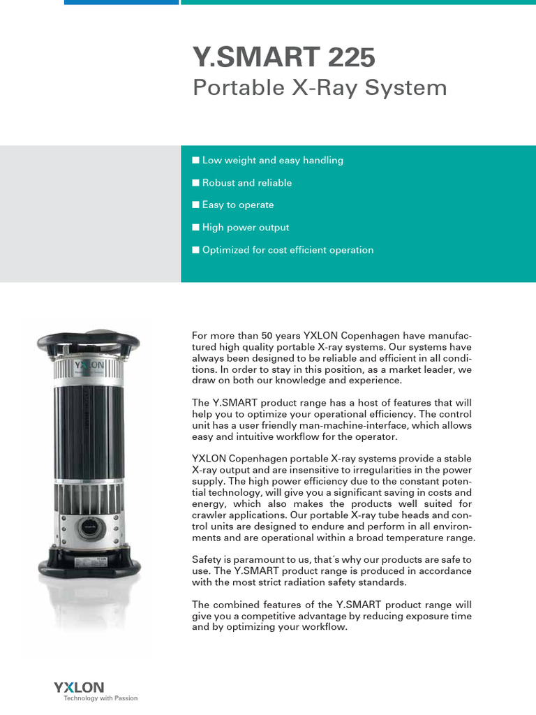 Yxlon Smart 225 | PDF