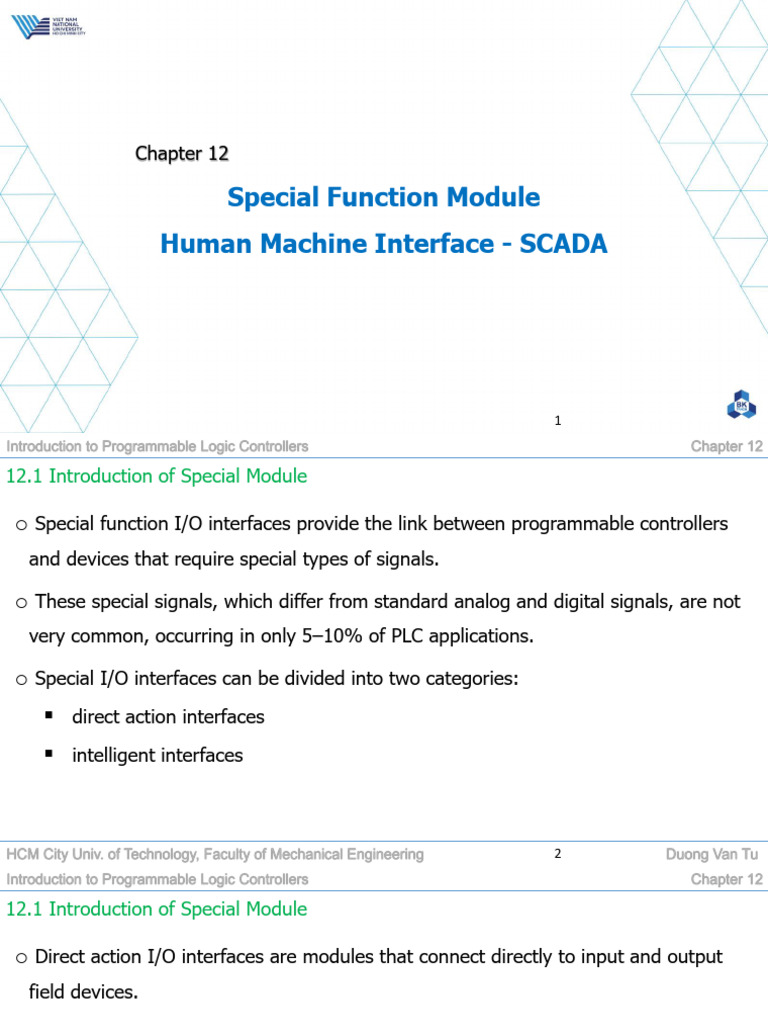 Chapter 12 - Special Function Module - HMI - SCADA | PDF