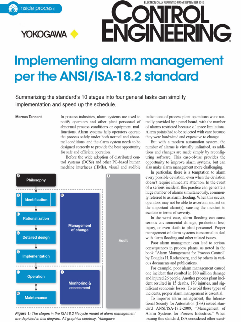 .Implementing Alarm Management | PDF