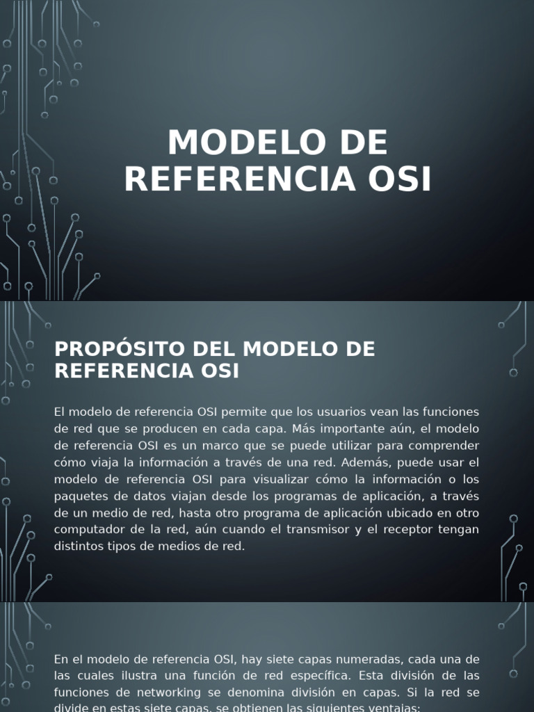Modelo de Referencia Osi | PDF