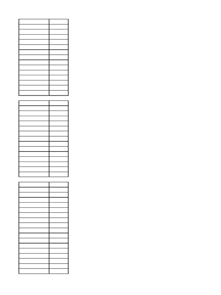 Bolt Weights by Size | PDF
