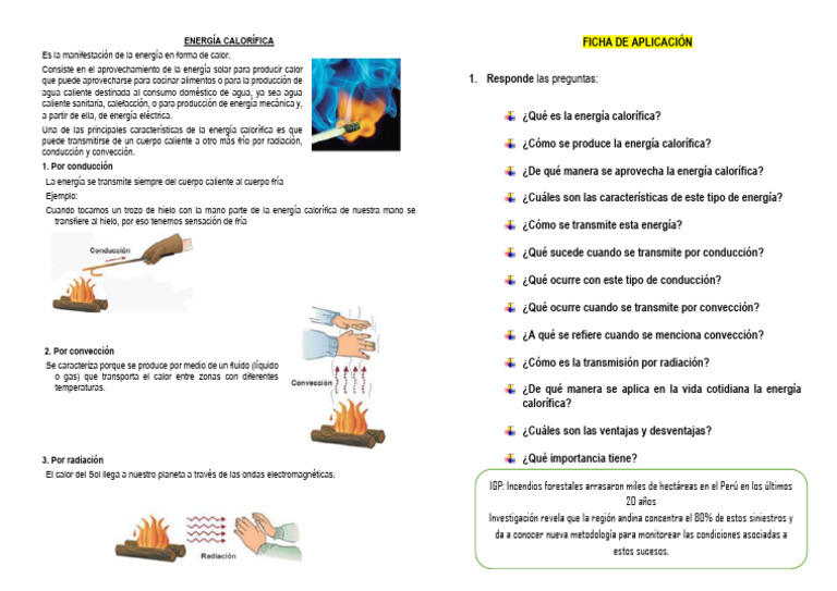Energía Calorífica | PDF