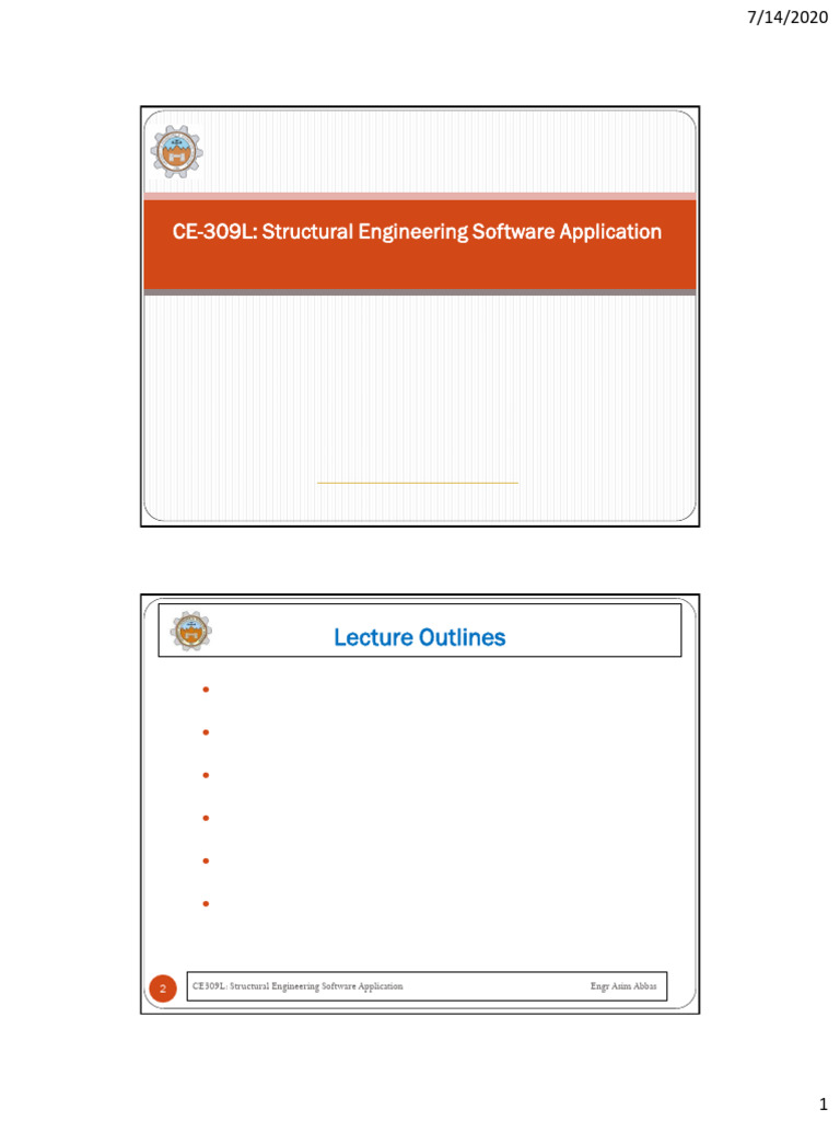 L09-Earthquake Analysis of Structures in SAP2000 | PDF