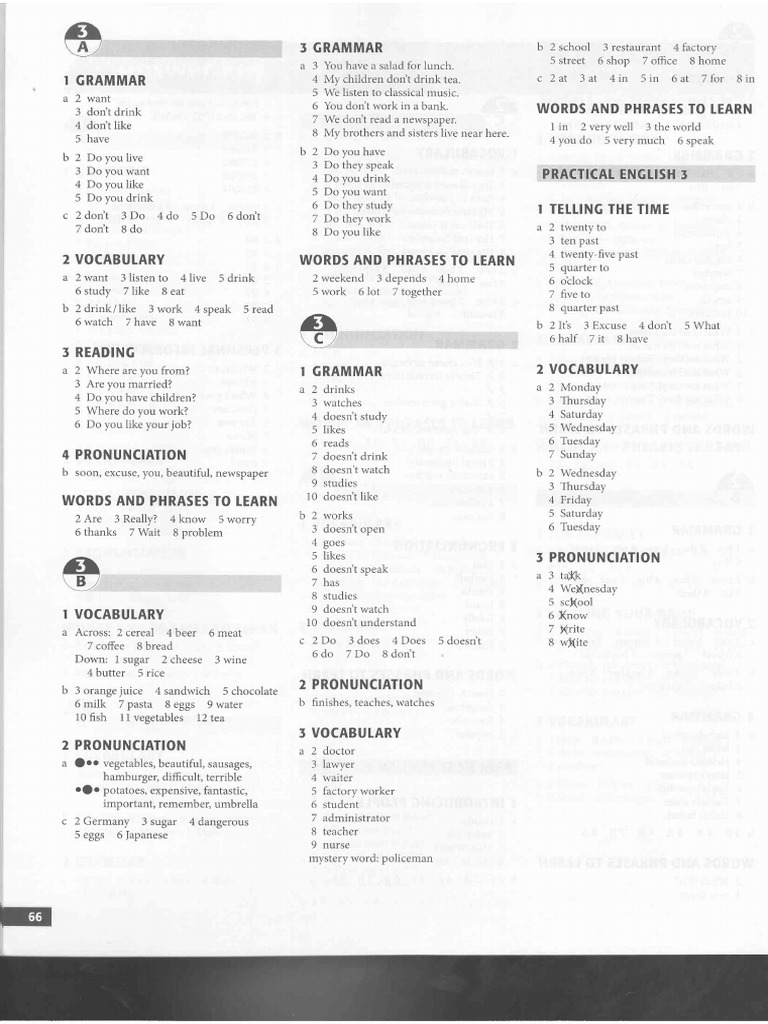 Toaz - Info New English File Beginners Workbookpdf PR Pages 4 | PDF