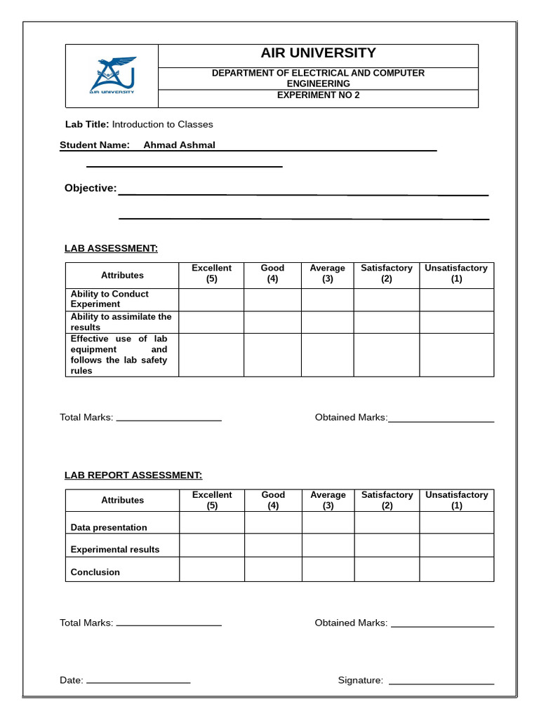 Ahmad Oop Lab 2 | PDF