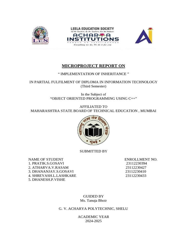 Microproject Pratik | PDF