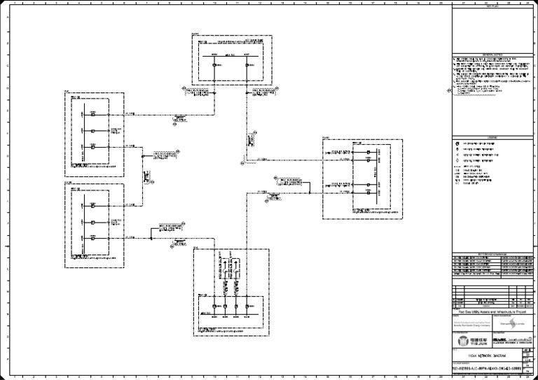 r13 I07b01 Ajc 00 Aeaxx DWG Ed 60001 (01) 110kv Network Diagram. A Aproved | PDF