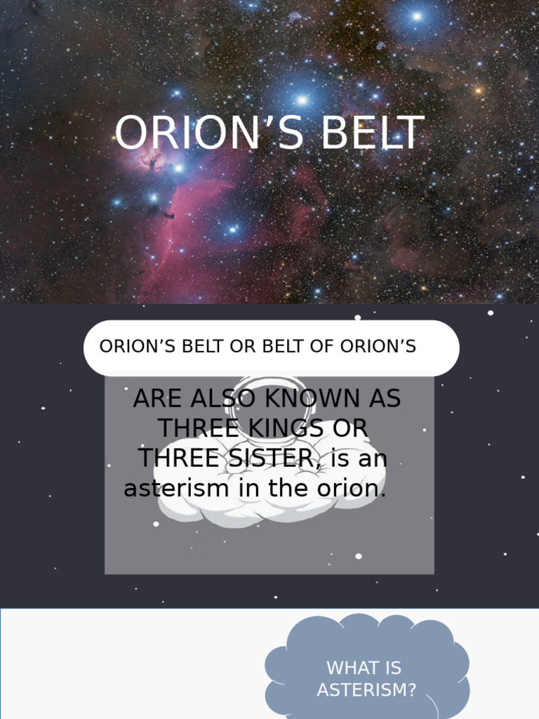 Orions Belt | PDF