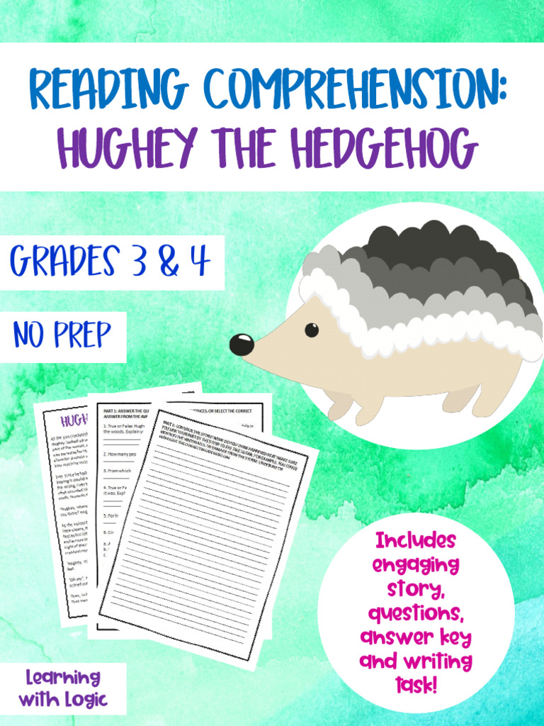 Hughey The Hedgehog: Reading Comprehension | PDF