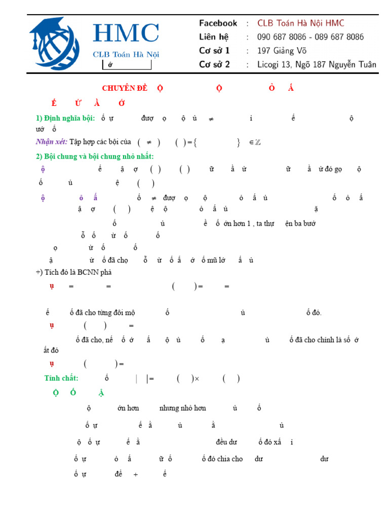 Buoi 12 Chuyen de BCNN DB | PDF
