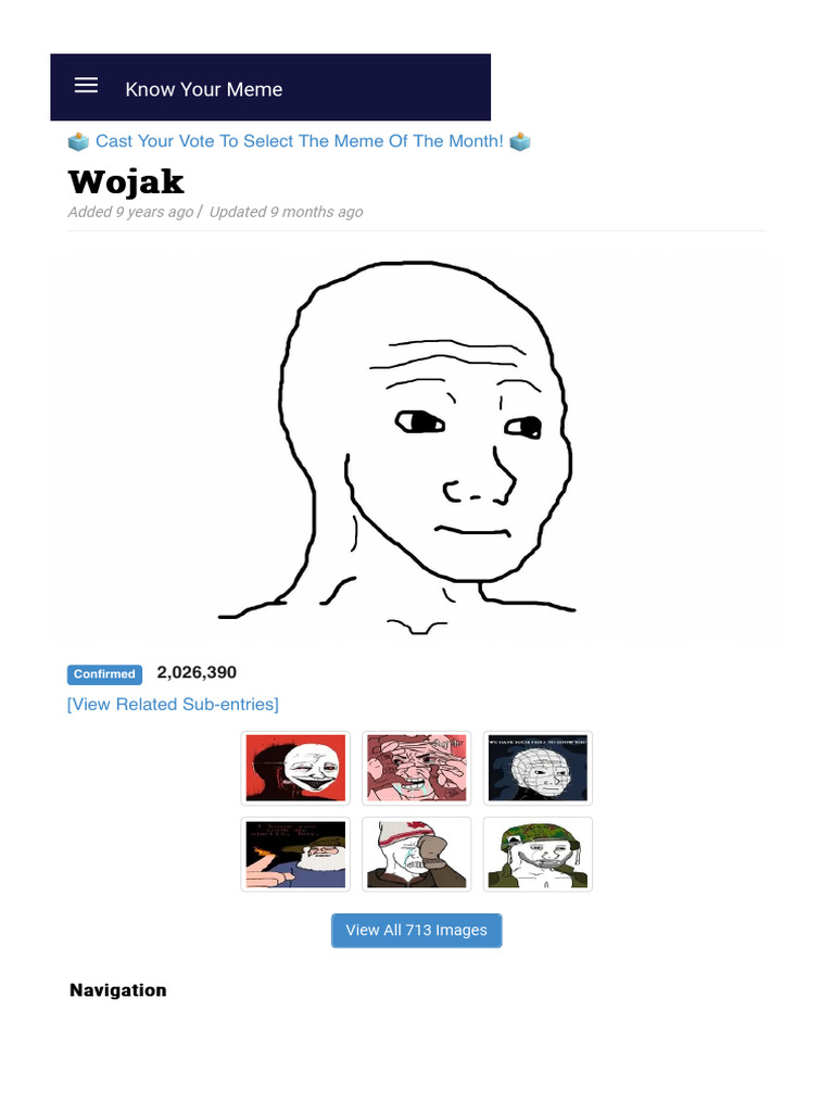Wojak - Know Your Meme | PDF