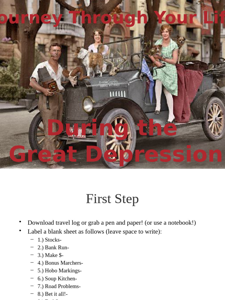 Great Depression Sim Part 1 | PDF