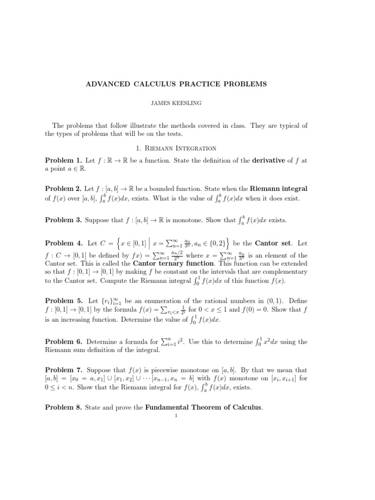 Calculus Problem 78 | PDF
