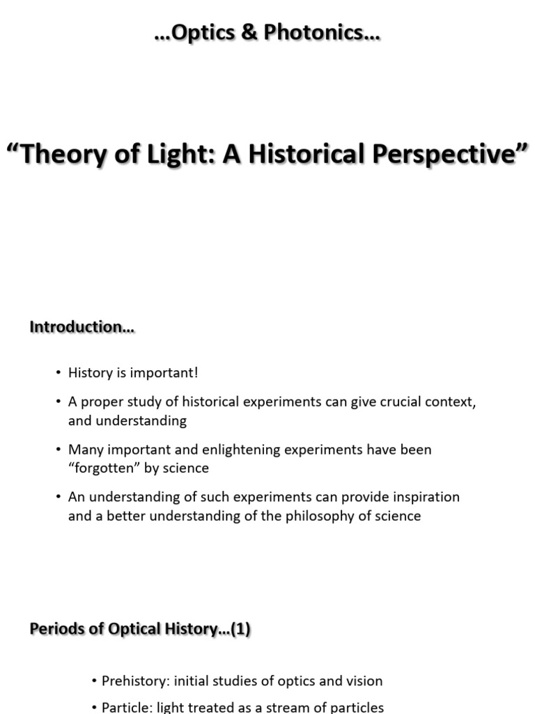 Optik Persatuan PPT Uts | PDF