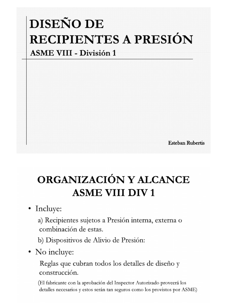 Diseño de Recipientes A Presion | PDF