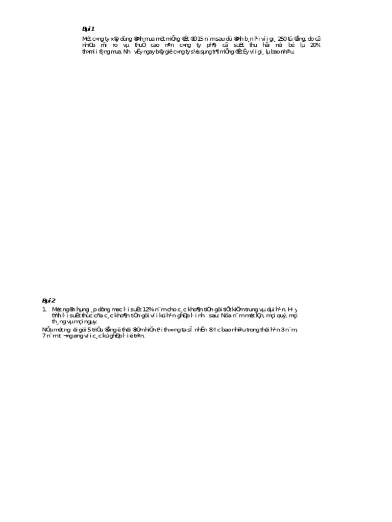 Bai Tap Chuong 3 K63 | PDF