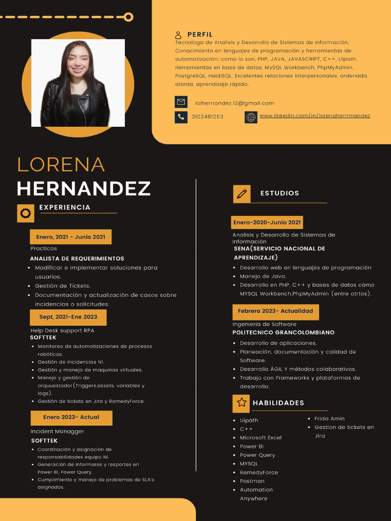 Curriculum Lorena Hernandez | PDF