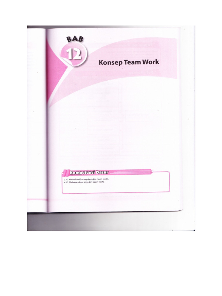 Memahami Konsep Kerja Tim (Team Work) | PDF