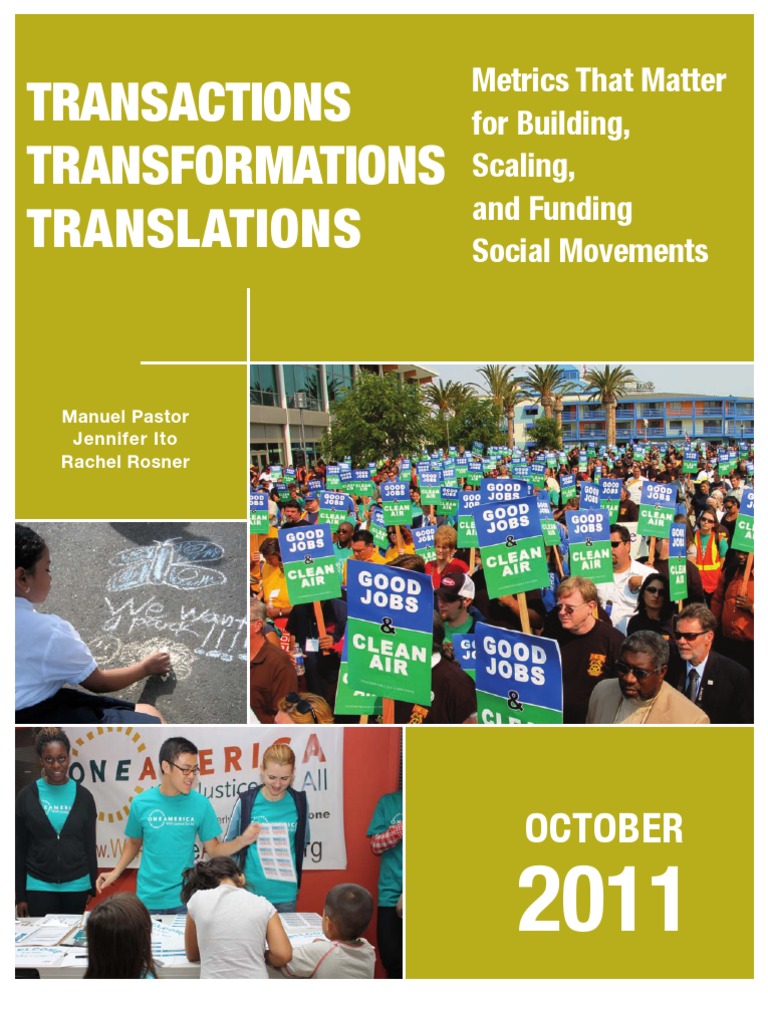 Transactions Transformations Translations | PDF | Community Organizing ...