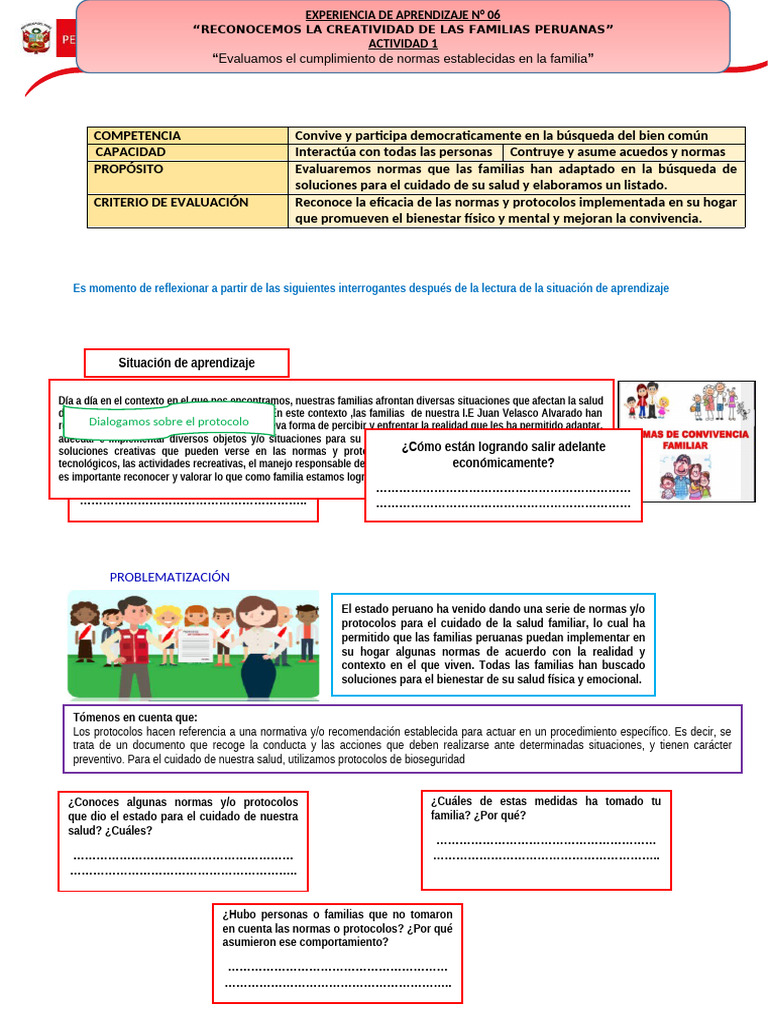 DPCC 1 Experiencia 7 Sesion 01 | PDF | Mente | Bienestar
