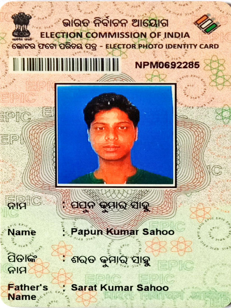 Papun Voter I Card | PDF