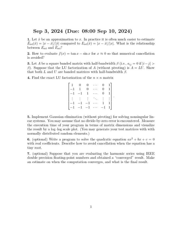 Homework 20240903 | PDF