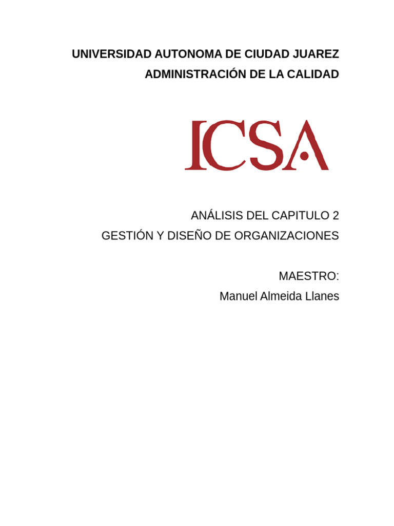 capitulo 2-resumen admon | PDF