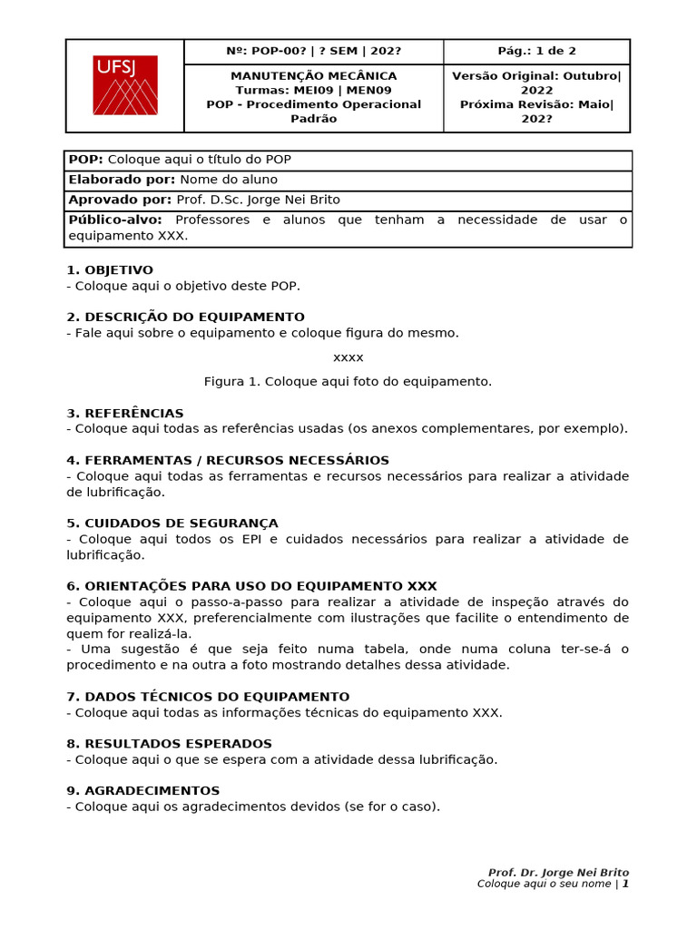 Tópico 3 - Template POP | PDF