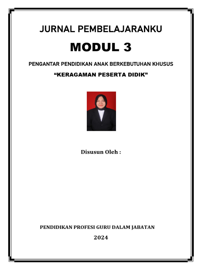 Jurnal Pembelajaranku Modul 3 | PDF