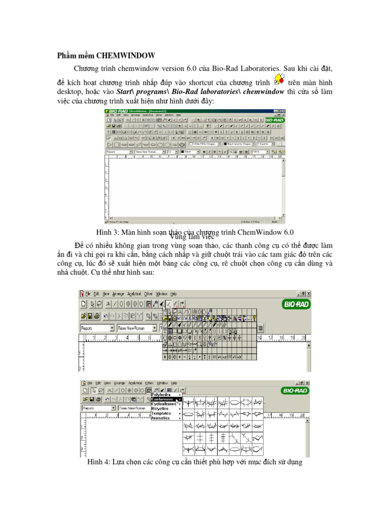 Huong Dan Su Dung CHEMWINDOW | PDF
