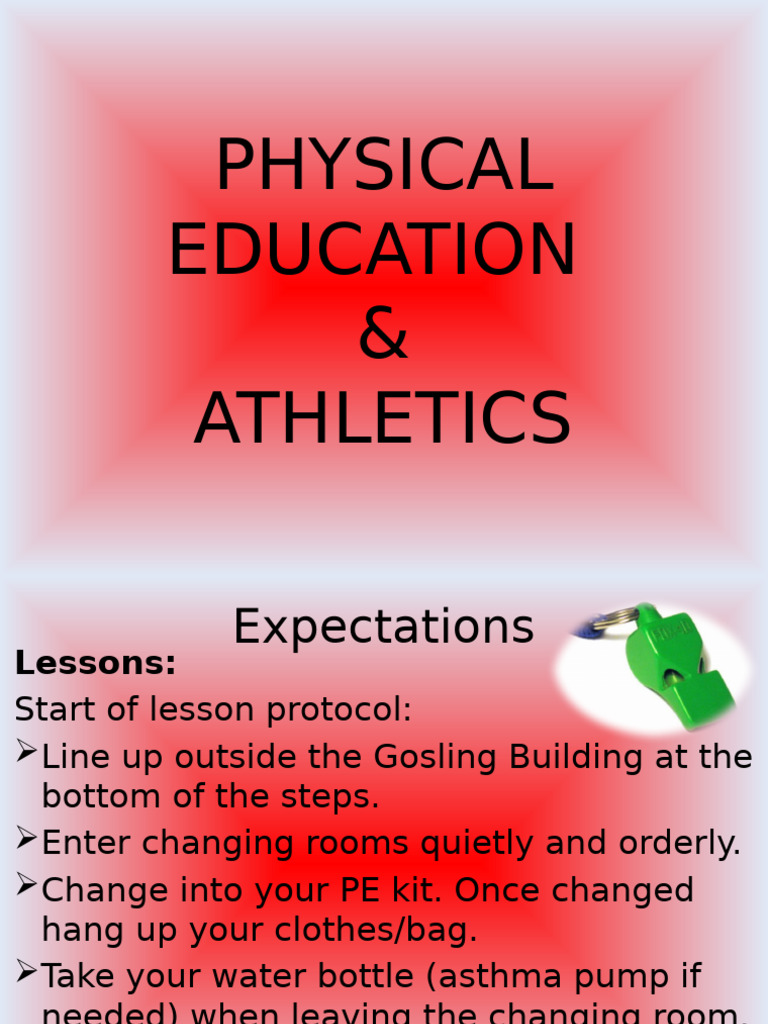 PE Rules and Expectations | PDF