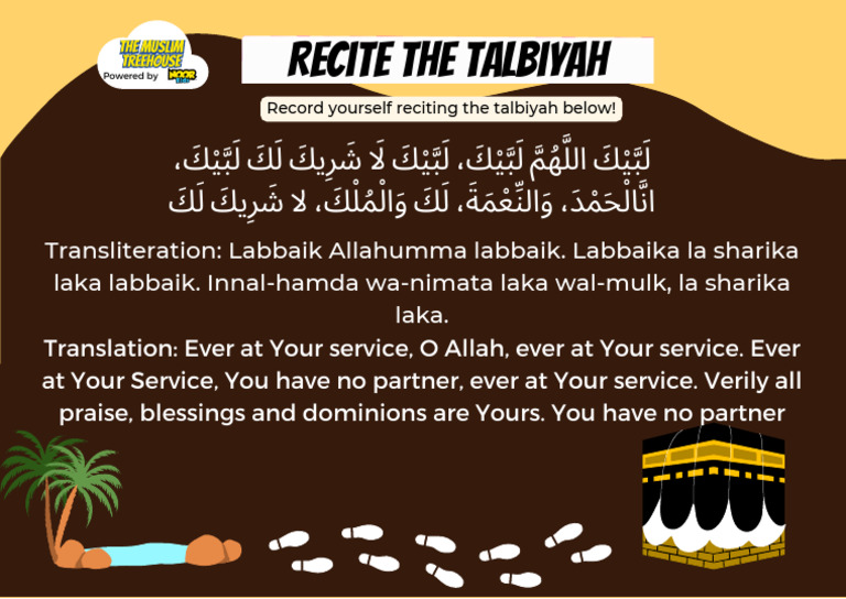 Challenge Day 4 Recite The Talbiyah | PDF