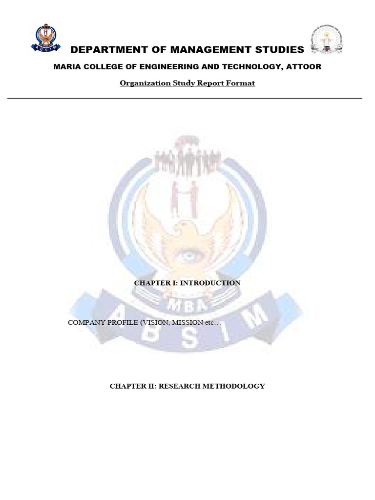 Mini Project Report Format | PDF