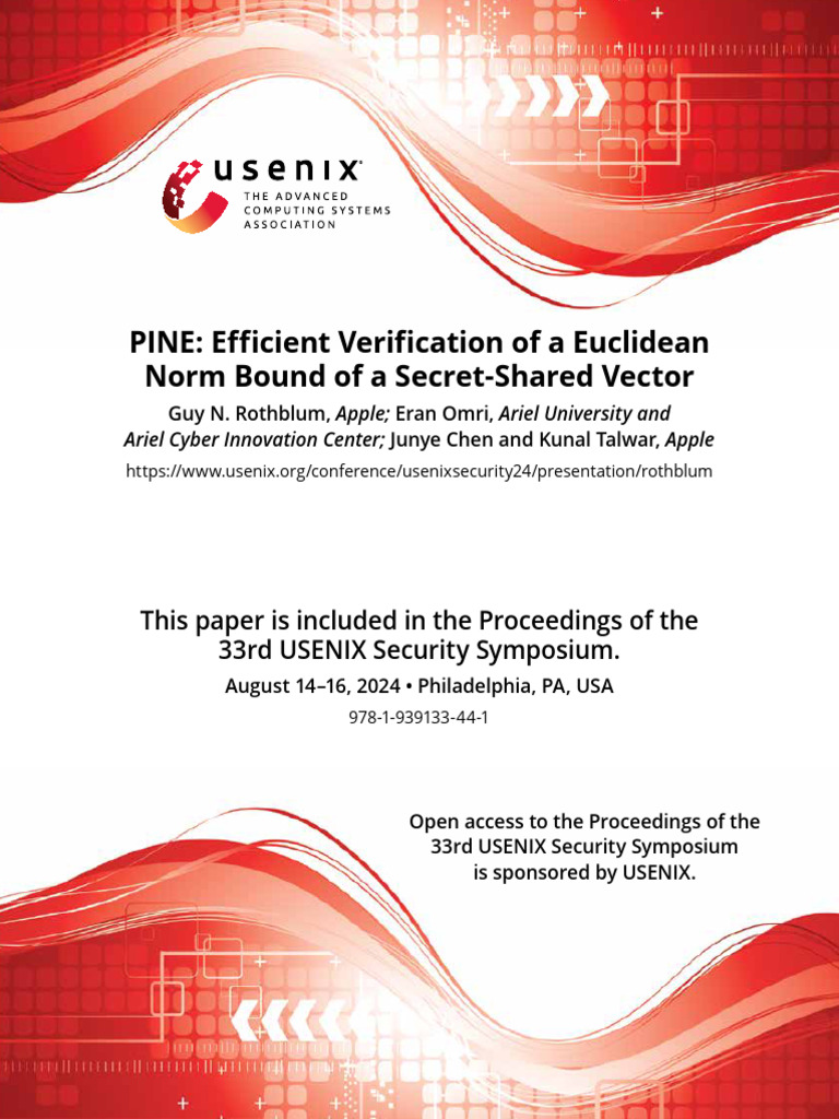 Usenixsecurity24 Rothblum | PDF