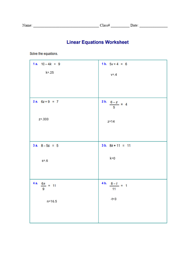 Sifat Mahmud - Two-Steps Equation Worksheet - 02132024 | PDF | Computers