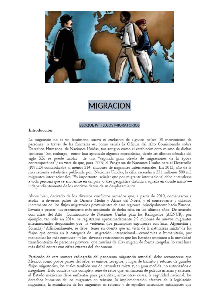 Obj. 4.1 Migración | PDF
