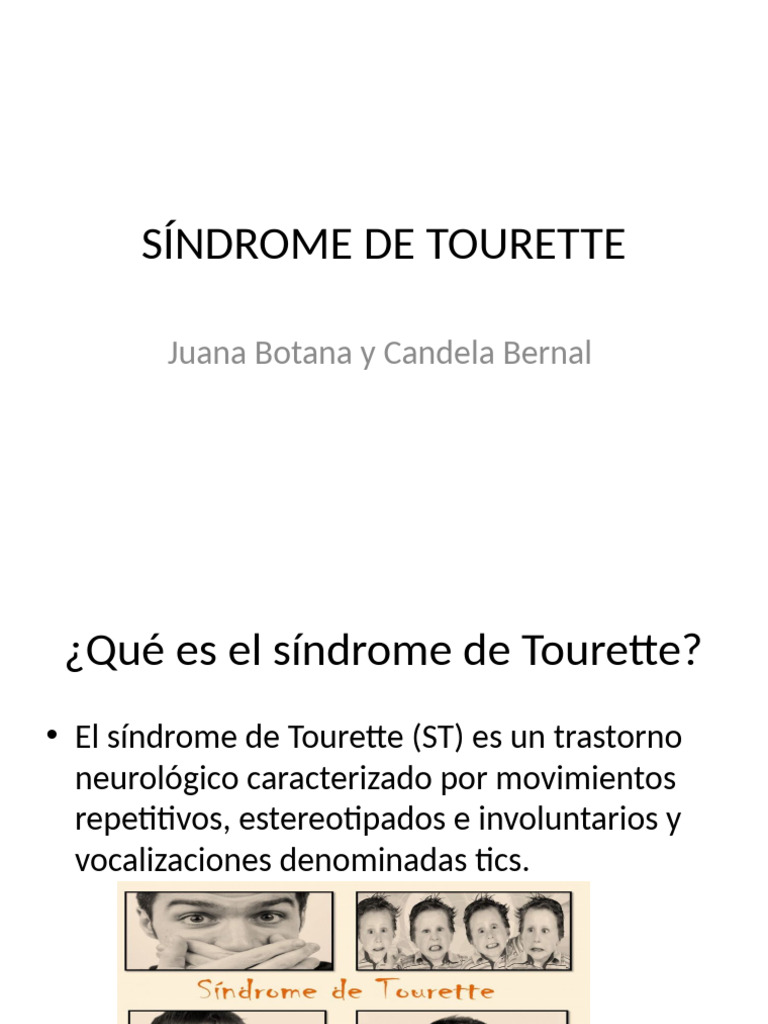 Síndrome de Tourette | PDF