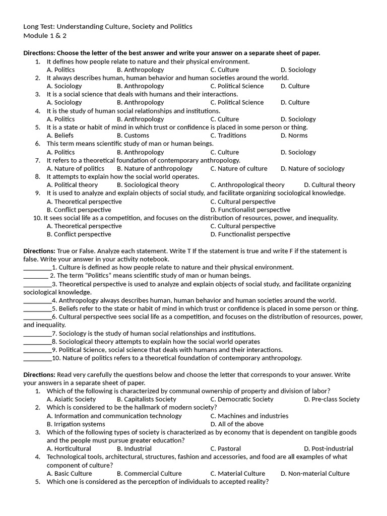 LT UCSP Qtr1 Mod1&2 | PDF