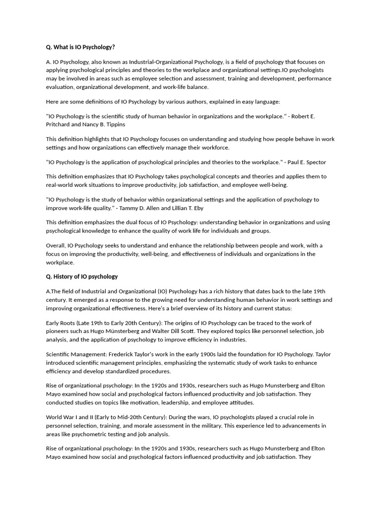Io Notes | PDF