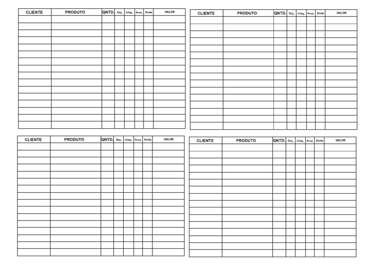 Tabela Controle Ofc | PDF