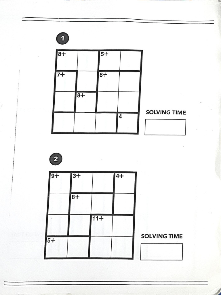 4x4 Puzzle With Answer Key | PDF