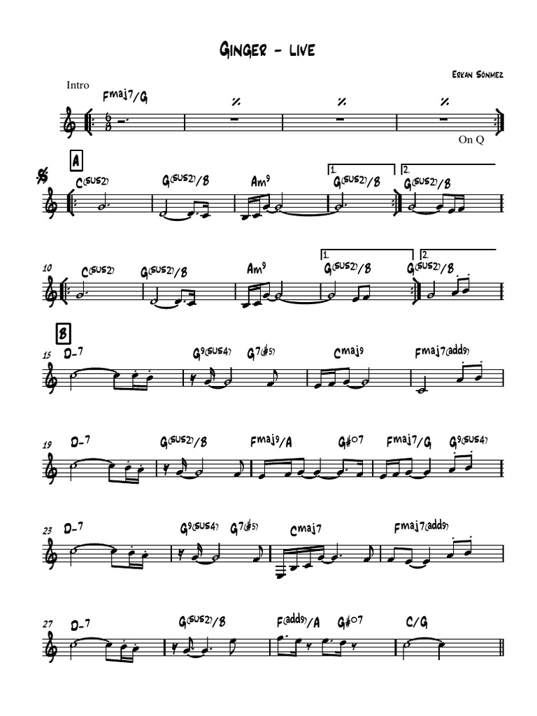 Ginger (live) | PDF