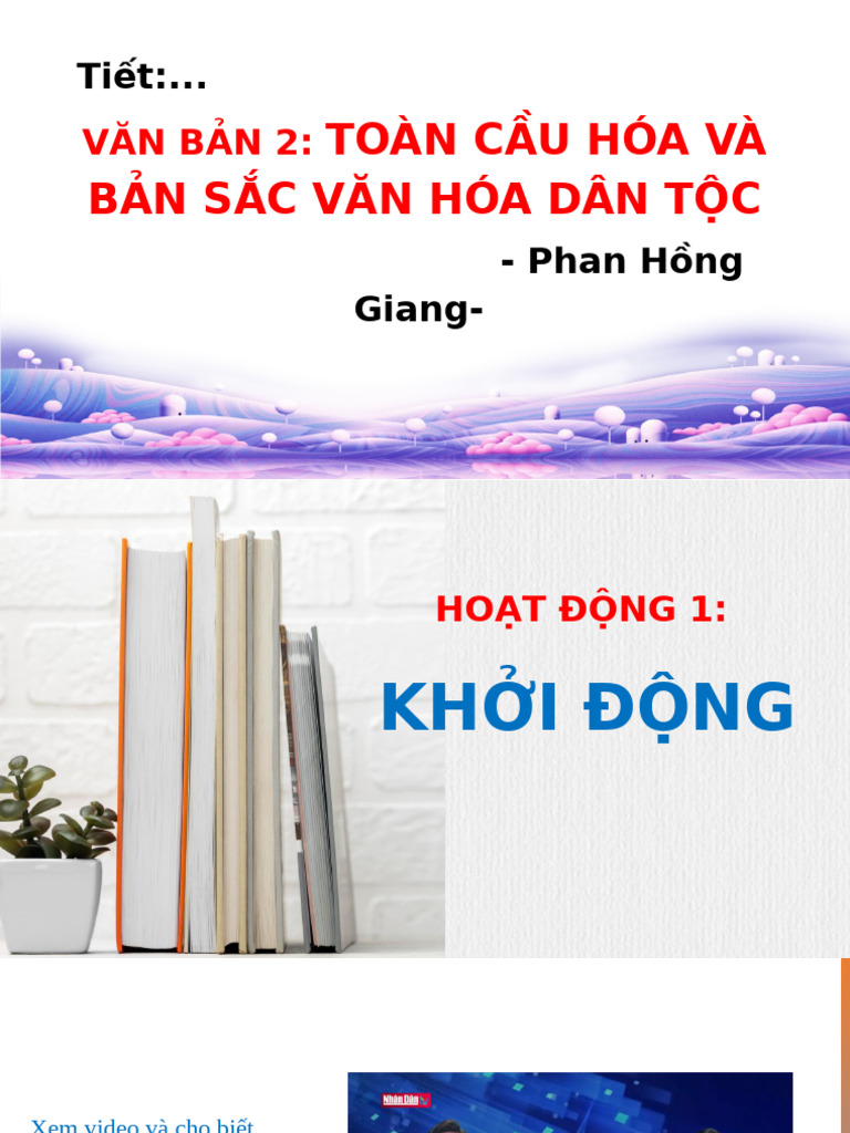 2. VB 2.Toàn Cầu Hóa Và Bản Sắc ... | PDF